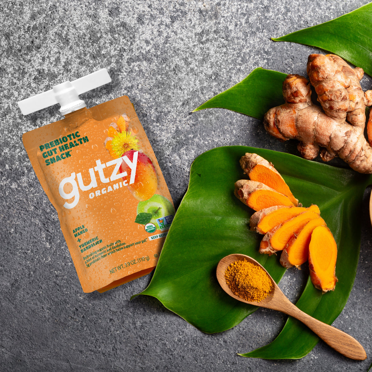 Apple, Mango + Turmeric & Dandelion – gutzy organic