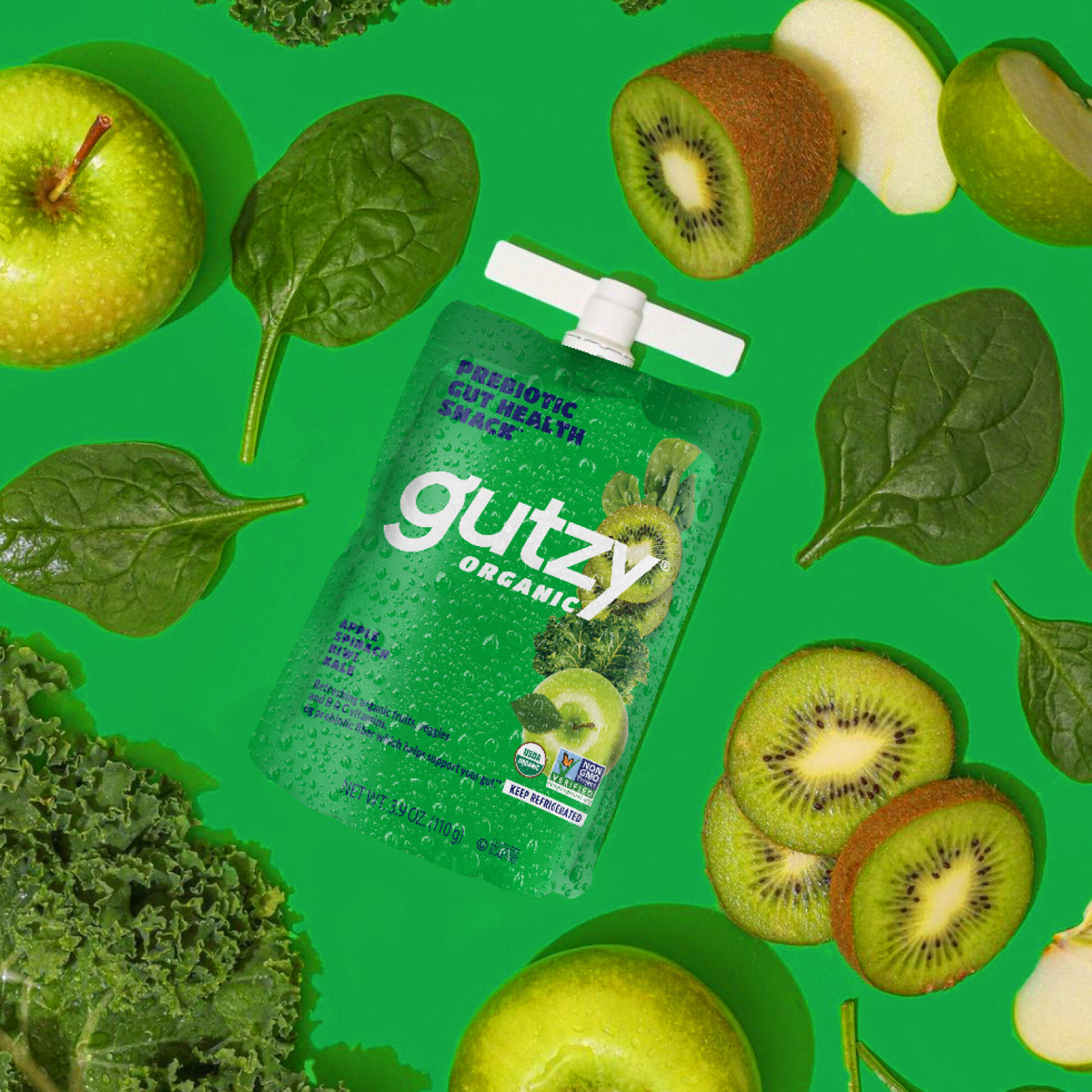 Apple, Spinach, Kiwi & Kale – gutzy organic
